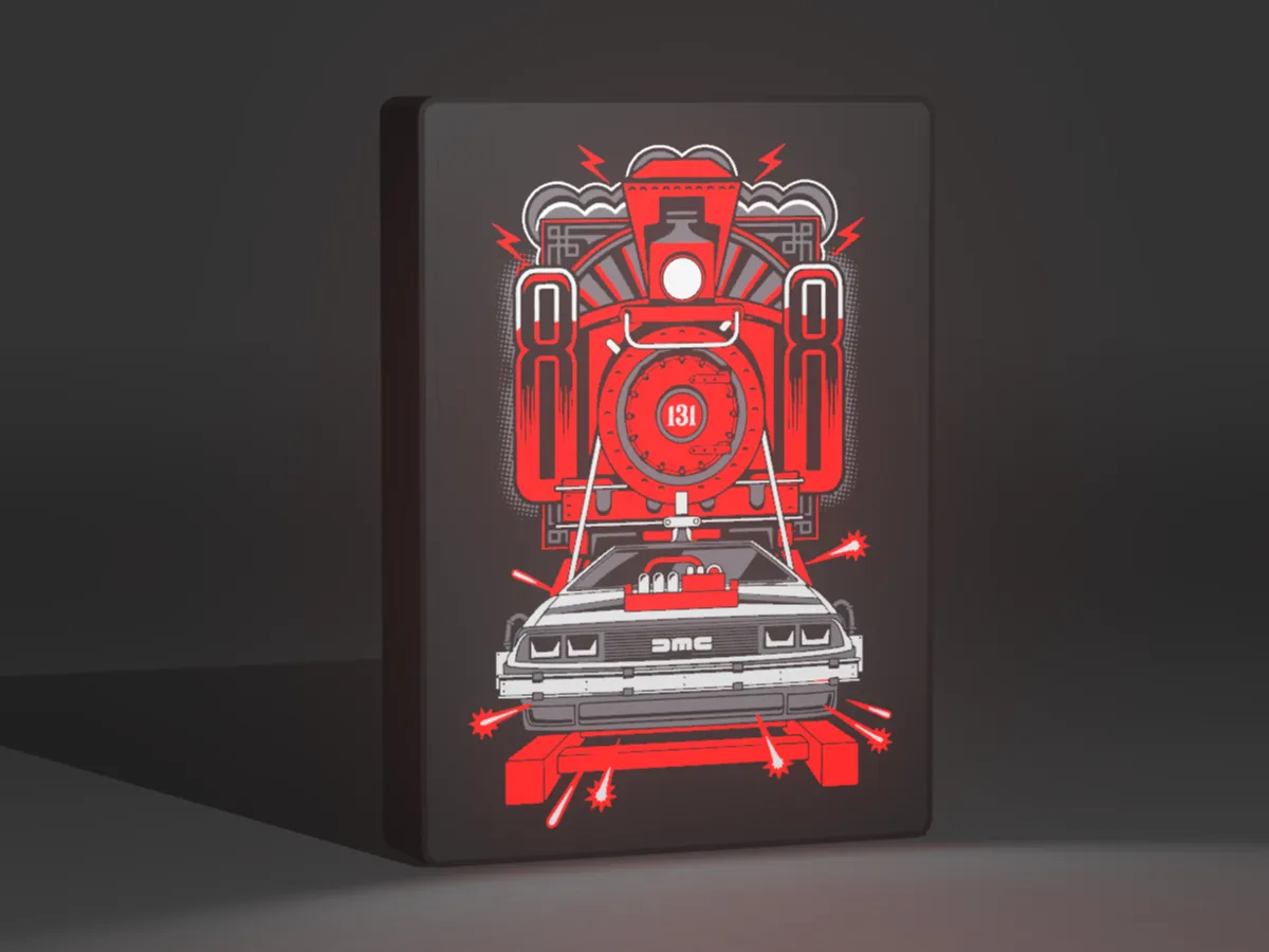 Lightbox - Back To The Future III - Train - Free 3D Print Model ...