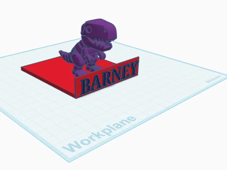 Barney 123456789 - Free 3D Print Model - MakerWorld