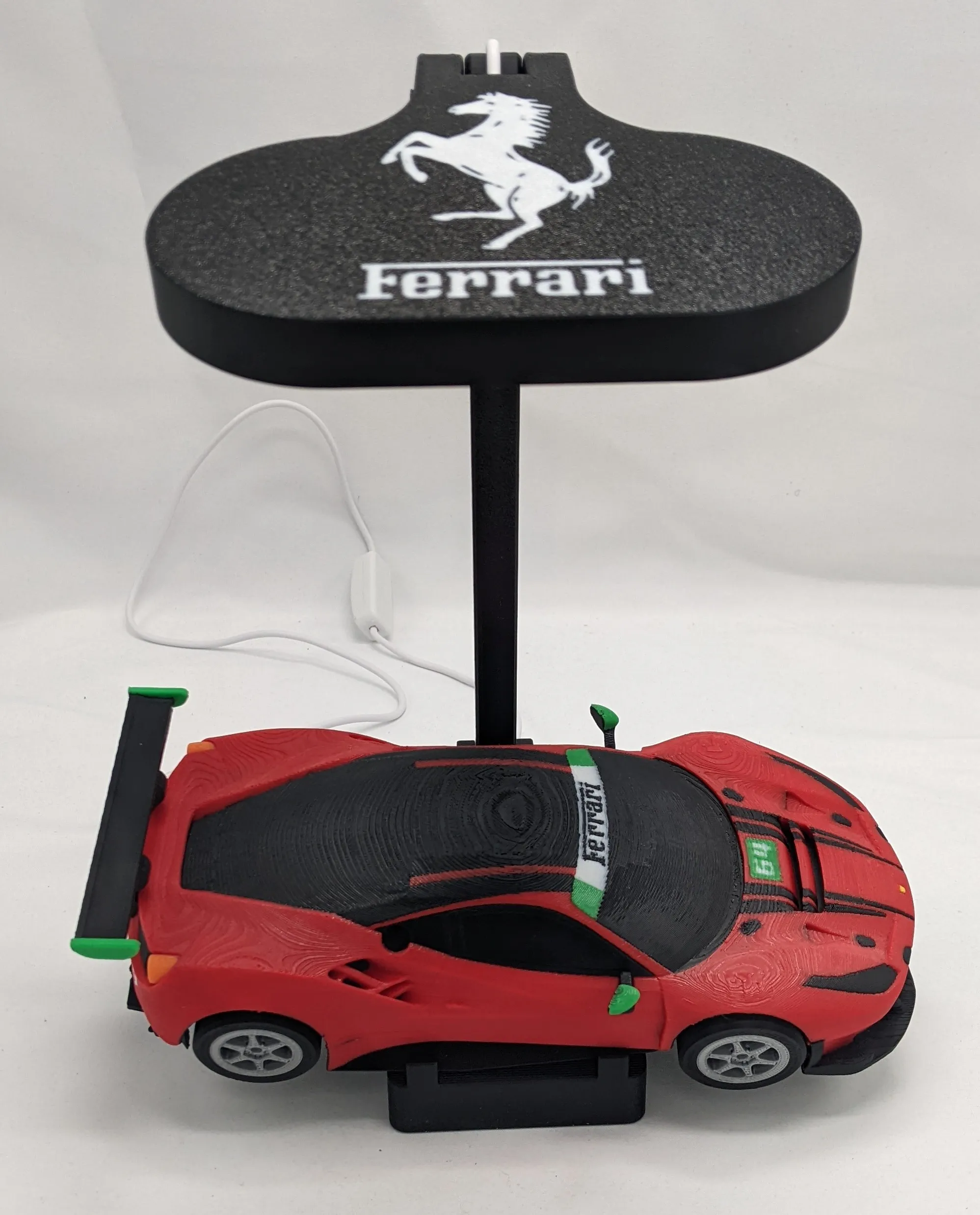 1/24 Scale Car Display / Desk Lamp – Ferrari - Free 3D Print Model ...