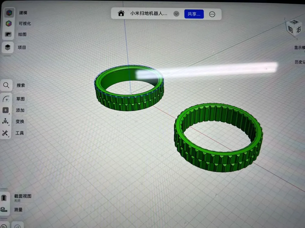 Xiaomi Robot Vacuum Tire Outer Skin (TPU printing) - Free 3D Print ...