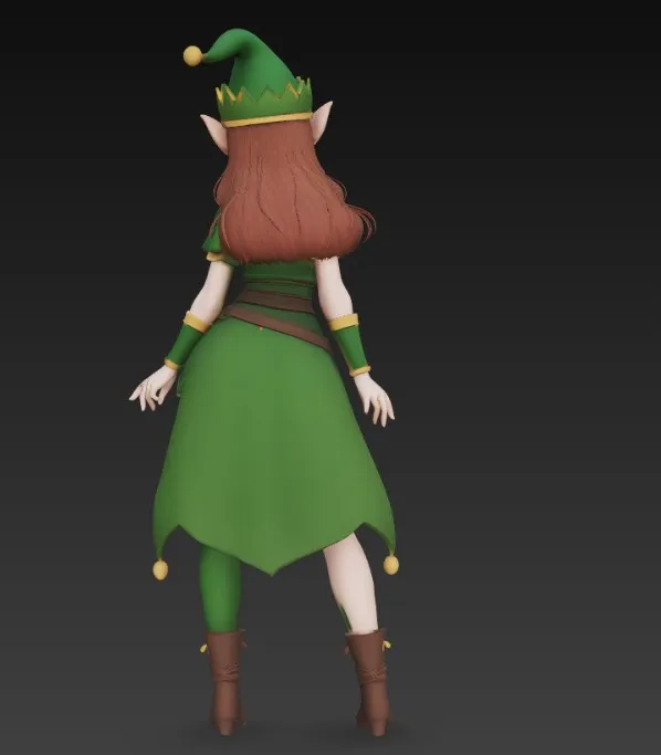 elf girl - Free 3D Print Model - MakerWorld