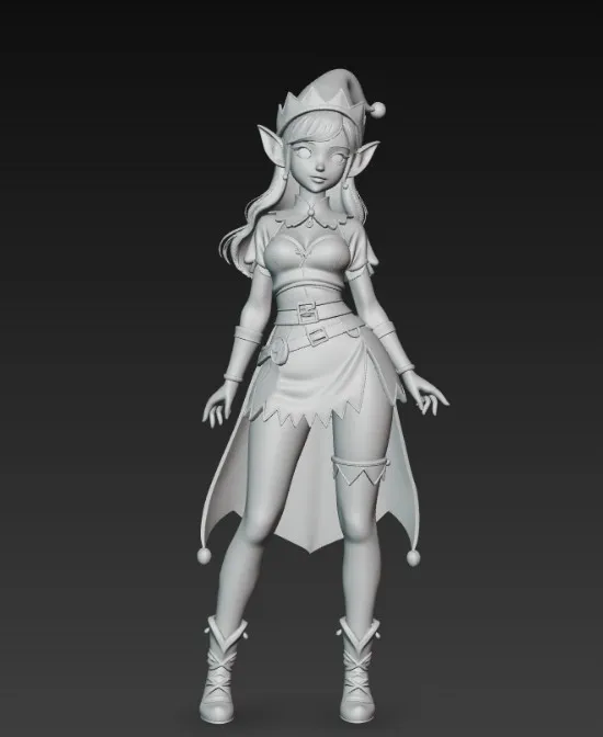 elf girl - Free 3D Print Model - MakerWorld