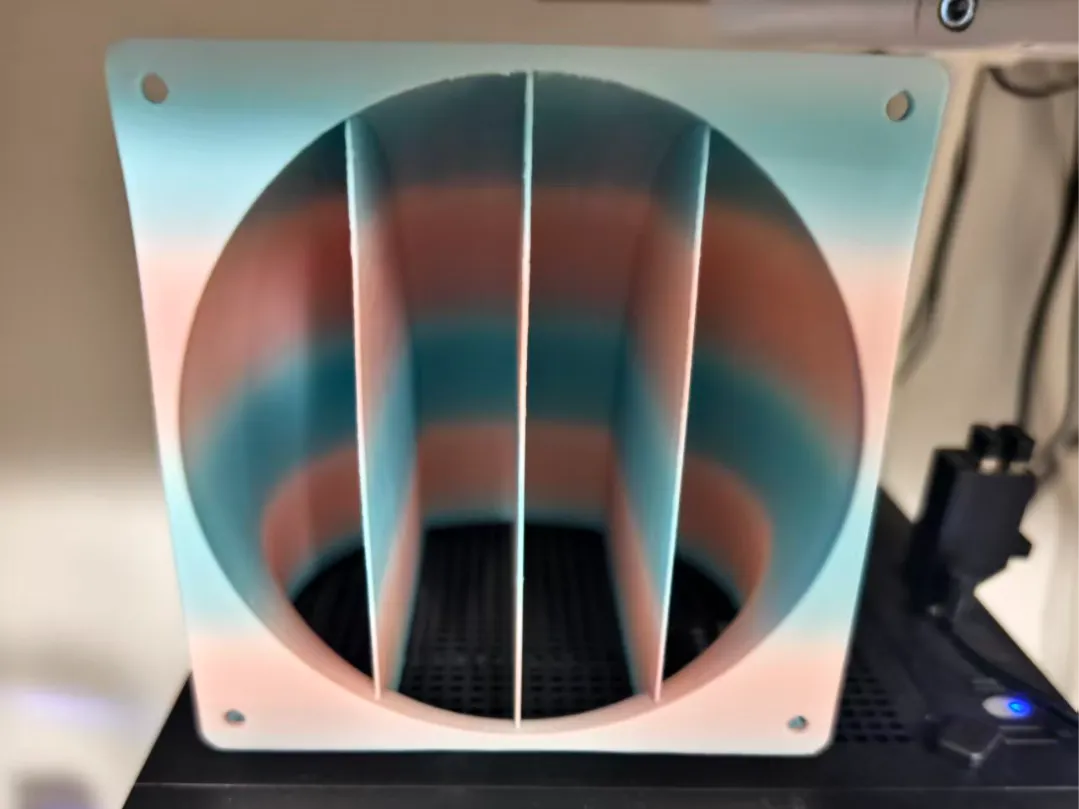 140mm fan 90° angled air duct - Free 3D Print Model - MakerWorld