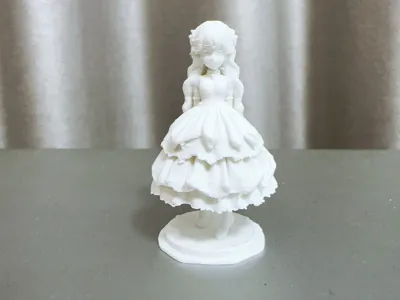 Barbie Princess Figure Model - Free 3D Print Model - MakerWorld