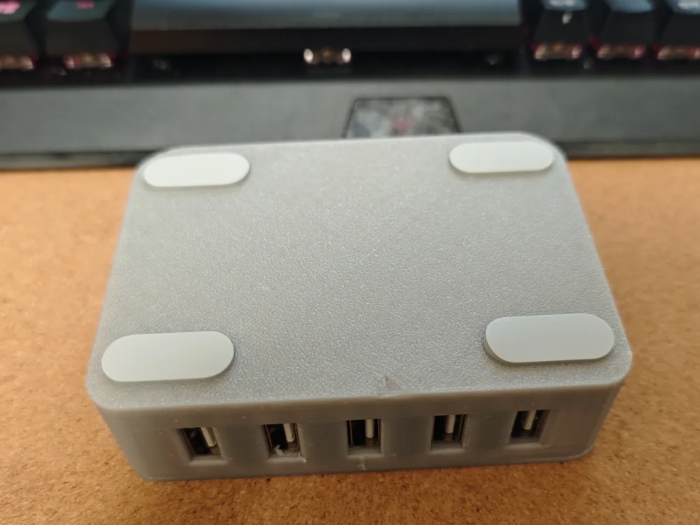 220V to 5V 8A five-port USB charger case - Free 3D Print Model - MakerWorld