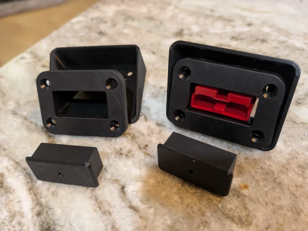 Drip Cover Anderson Connector - Trolling Motor - Free 3D Print Model ...