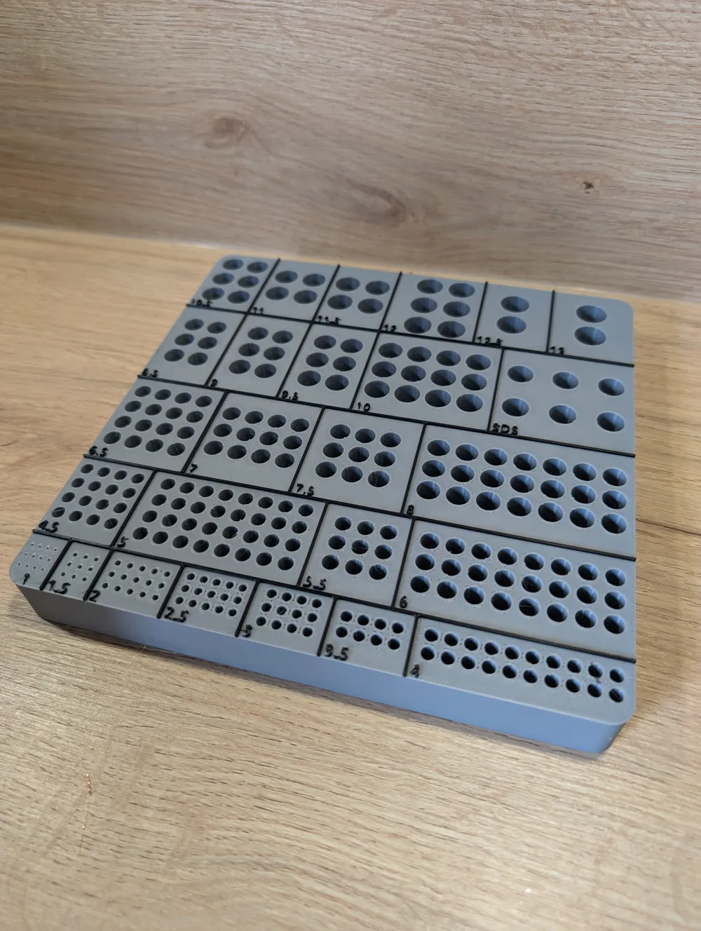 Mega Drill Bit Organizer XXL (287 holes) - Free 3D Print Model - MakerWorld