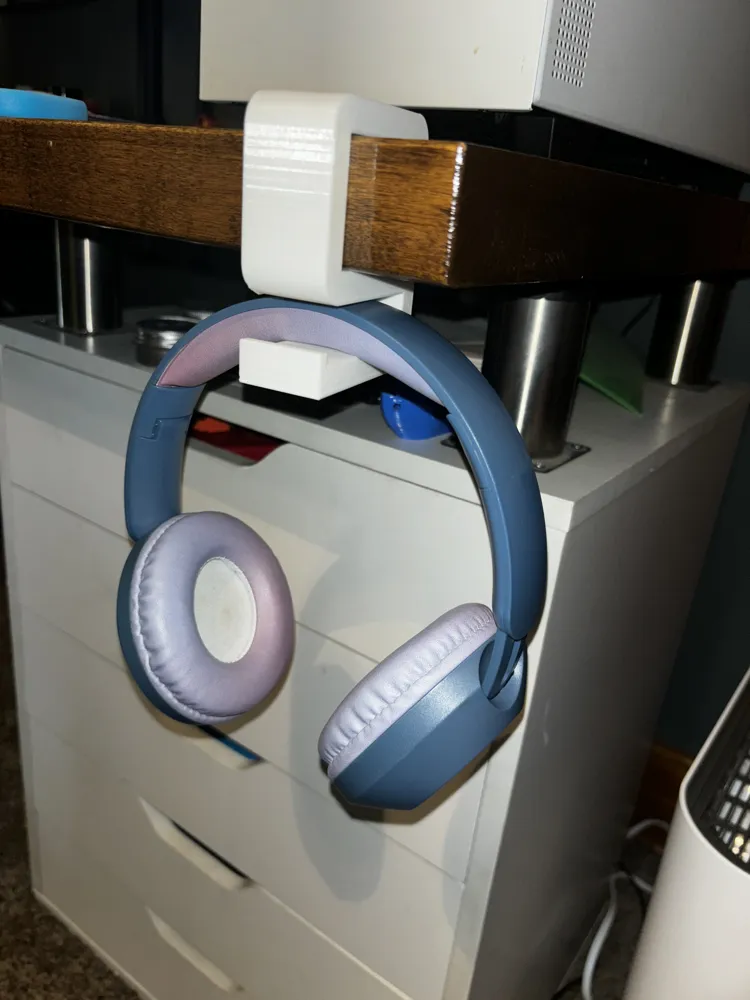 Headset Hook - Free 3D Print Model - MakerWorld
