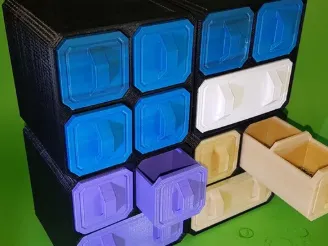 Scifi Storage Crates (Stackable) - Free 3D Print Model - MakerWorld