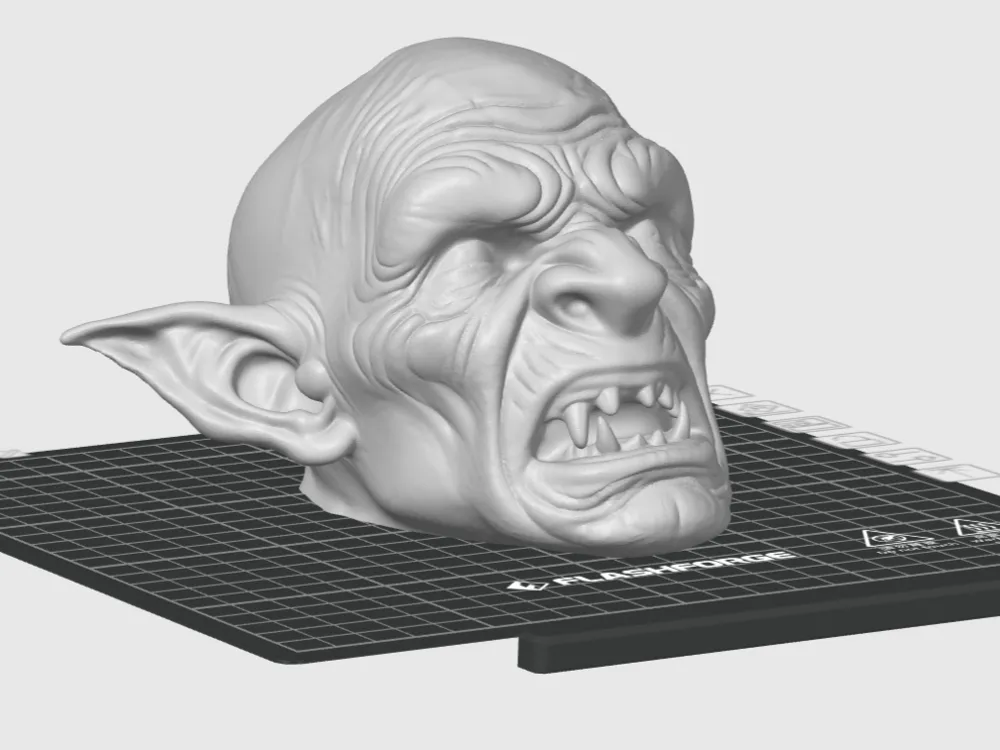 Goblin head - Free 3D Print Model - MakerWorld