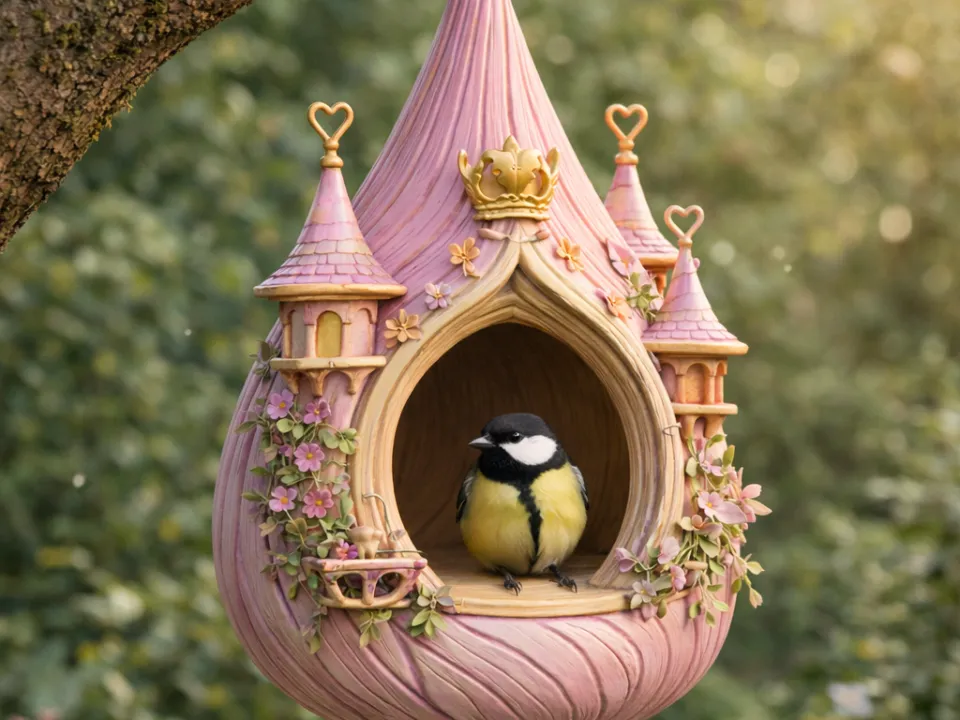 Princess Fairy Birdhouse – Magical Garden Castle - Free 3D Print Model ...