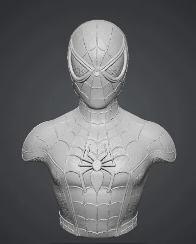 Spider-Man Bust - Free 3D Print Model - MakerWorld