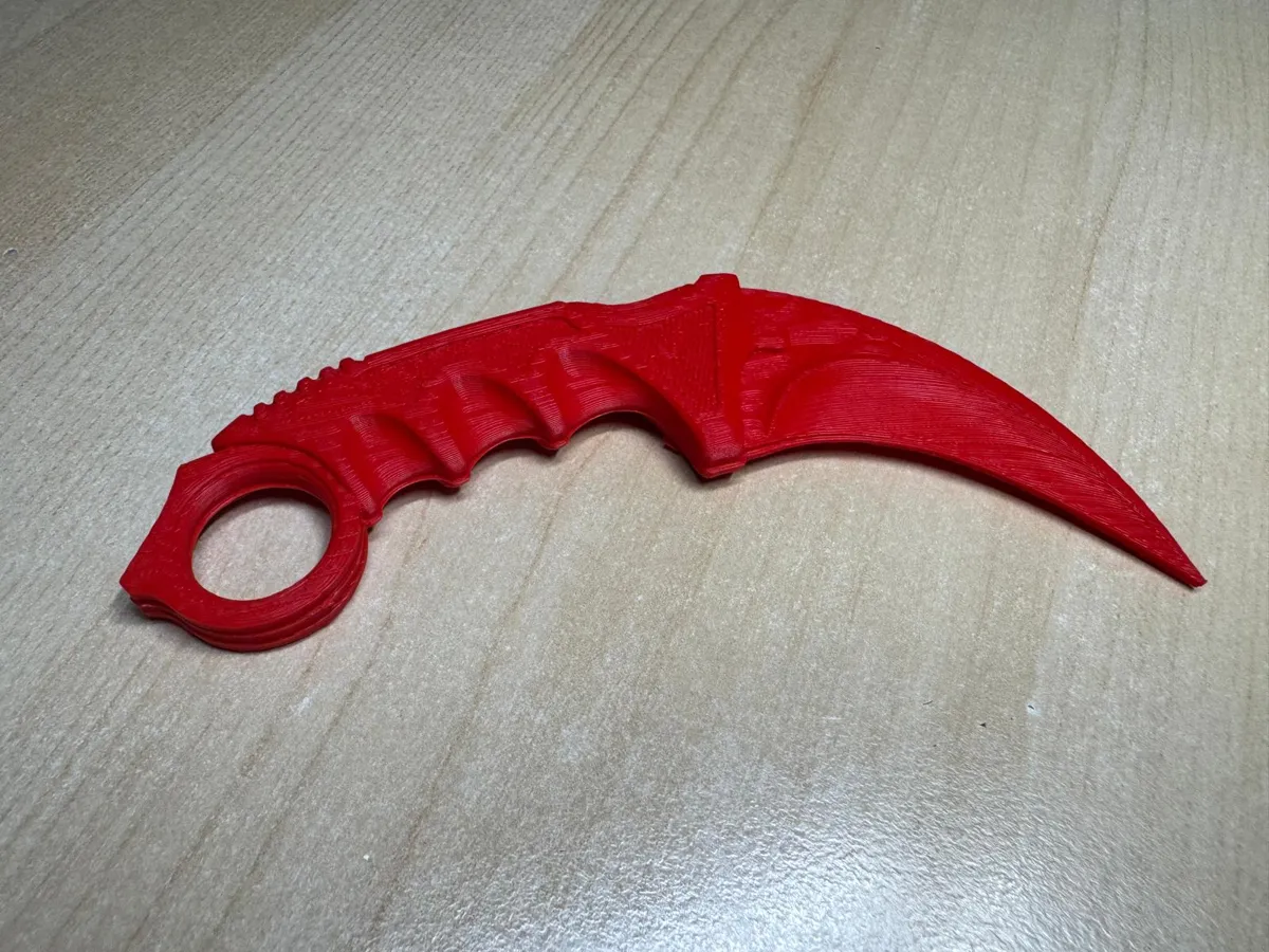 CS2 Karambit - Free 3D Print Model - MakerWorld