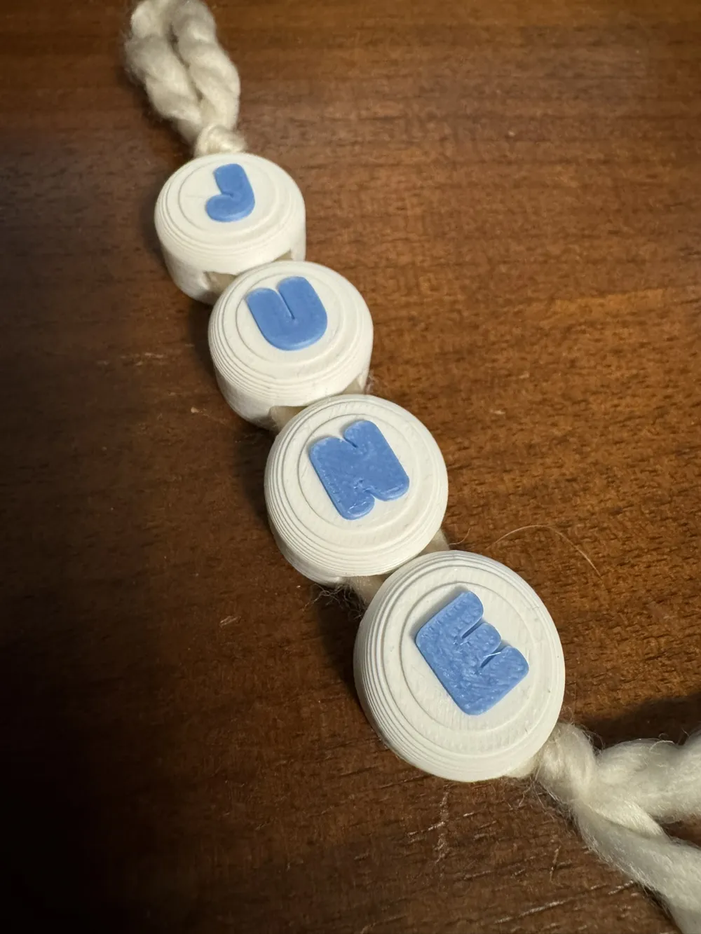 Parametric Friendship Bracelet Alphabet Beads - Free 3D Print Model ...