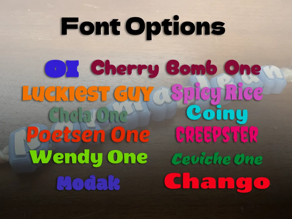 Parametric Friendship Bracelet Alphabet Beads - Free 3D Print Model ...