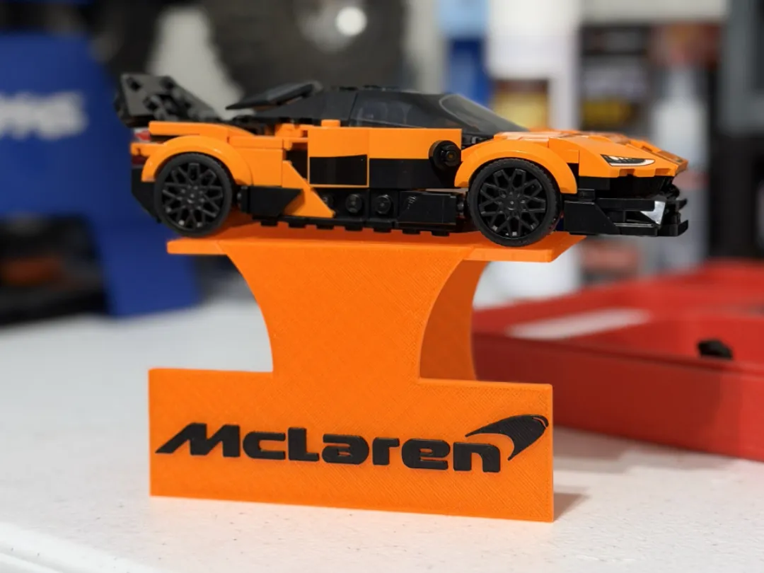 Mclaren LEGOs Speed Champions Stand - Free 3D Print Model - MakerWorld