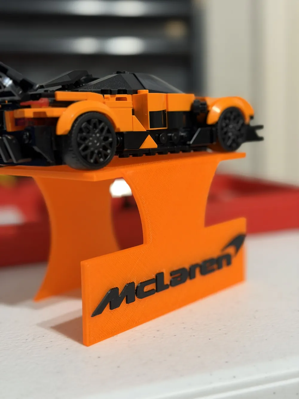 Mclaren LEGOs Speed Champions Stand - Free 3D Print Model - MakerWorld