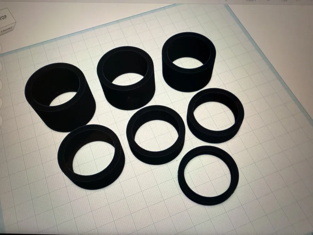 MTB spacers 5/10/12/15/20/22/25mm - Free 3D Print Model - MakerWorld