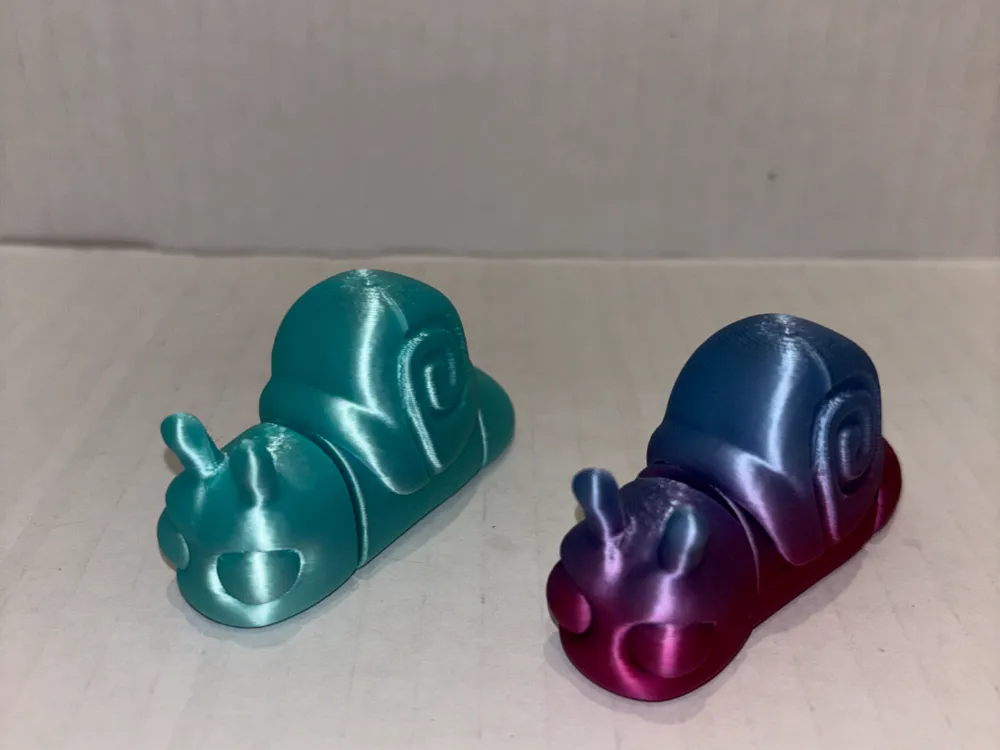 cute articulated snail - Free 3D Print Model - MakerWorld