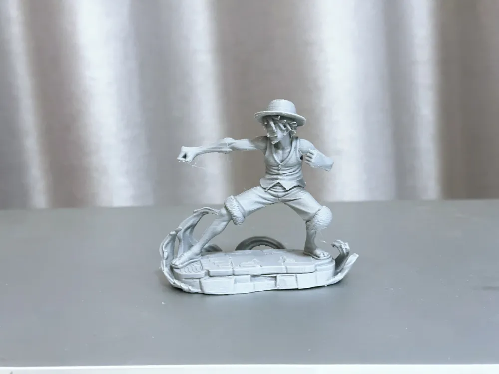 One Piece Luffy Straw Hat Kid 3D Model Figure - Free 3D Print Model ...