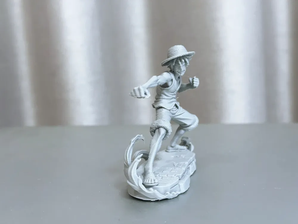 One Piece Luffy Straw Hat Kid 3D Model Figure - Free 3D Print Model ...