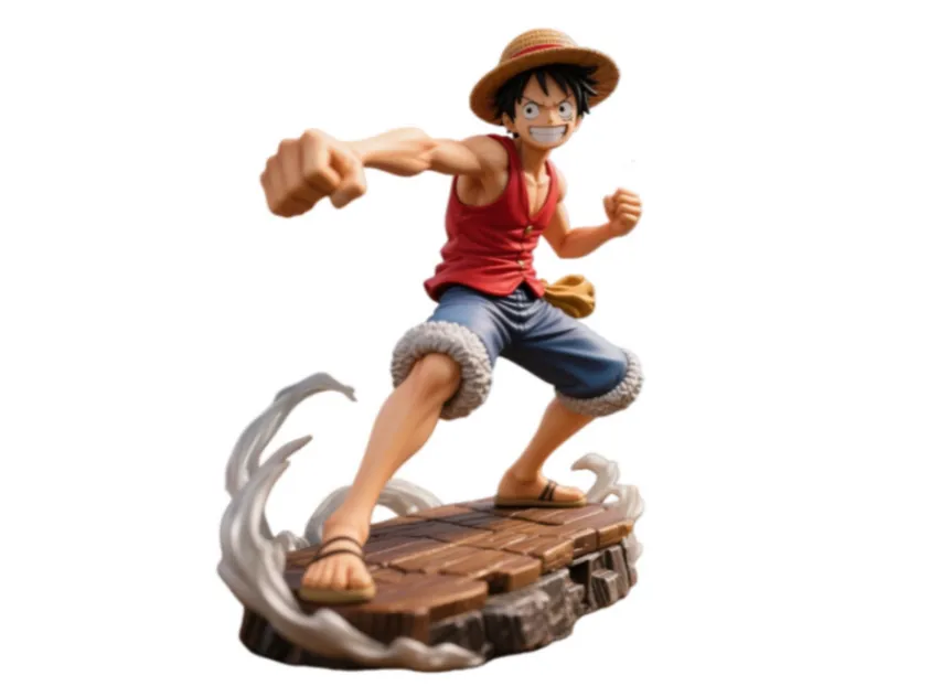 One Piece Luffy Straw Hat Kid 3D Model Figure - Free 3D Print Model ...