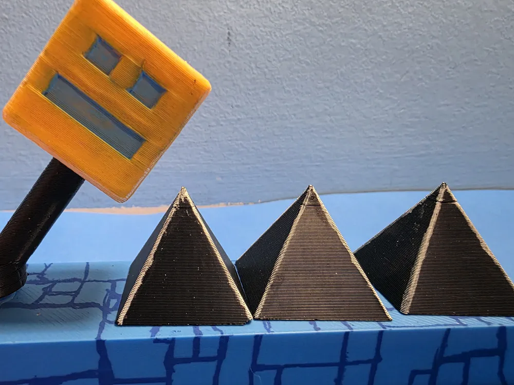 Geometry Dash Shelf Display - Free 3D Print Model - MakerWorld