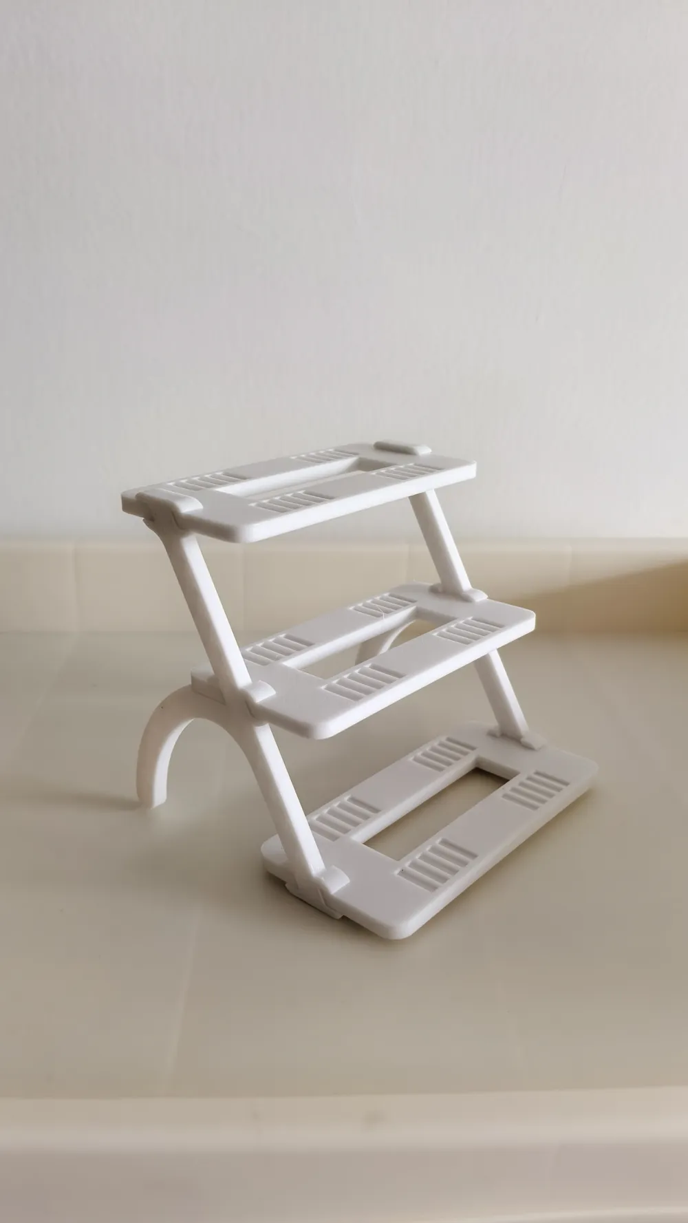 1:64 scale car model display stand, three-tier - Free 3D Print Model ...