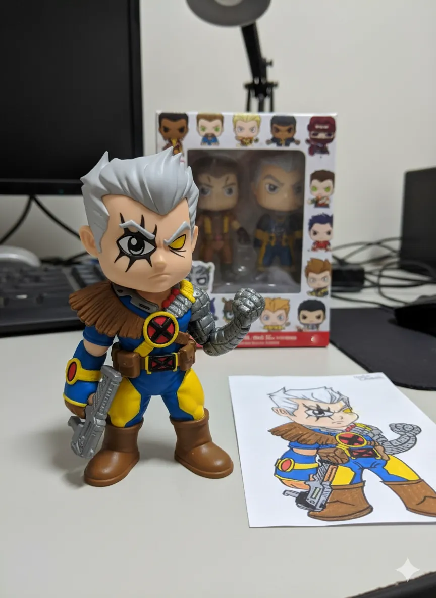 Chiby Cable X-Men - Nattan Summers - Free 3D Print Model - MakerWorld