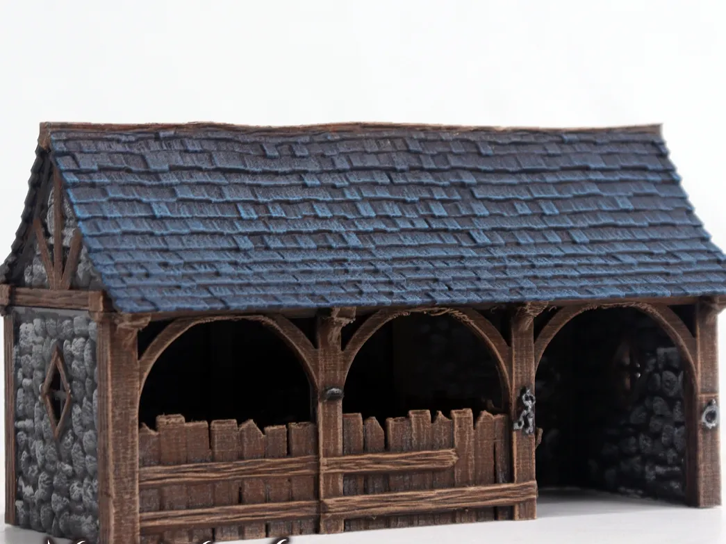 Medieval Stable & Manger - Free 3D Print Model - MakerWorld