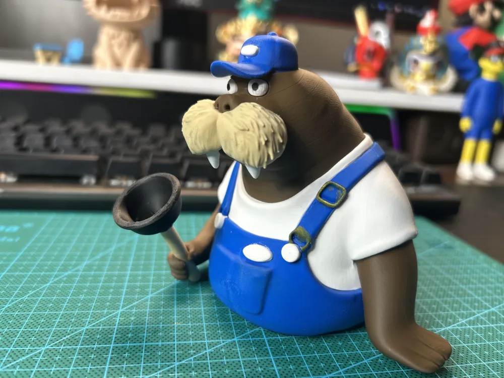 Multi-part - Zootopia 2 (Walrus) - Free 3D Print Model - MakerWorld