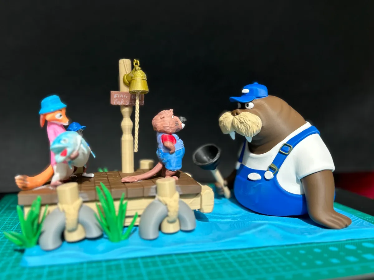 Multi-part - Zootopia 2 (Walrus) - Free 3D Print Model - MakerWorld