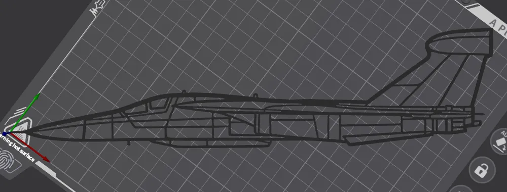 General Dynamics–Grumman EF-111A Raven Wall Art - Free 3D Print Model ...