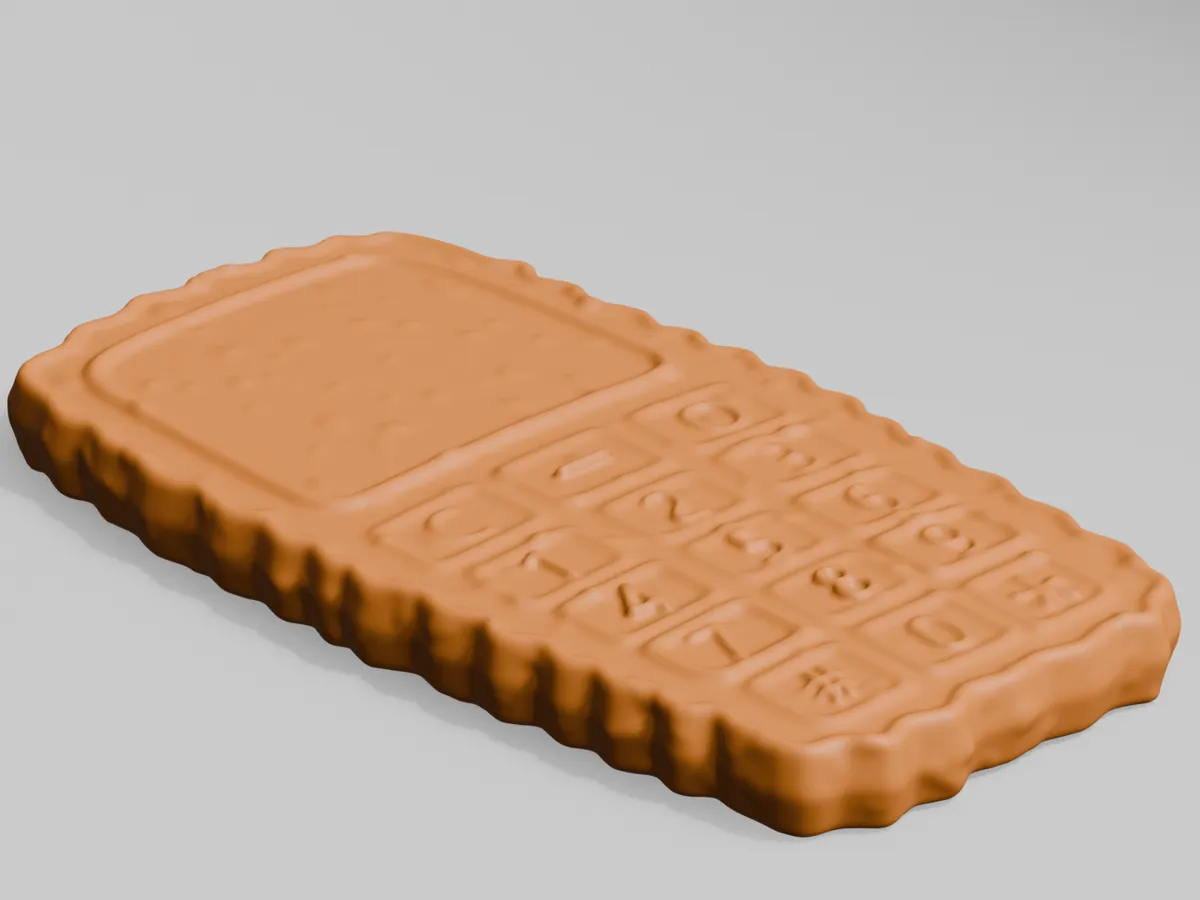 Phone Cookie - Free 3D Print Model - MakerWorld