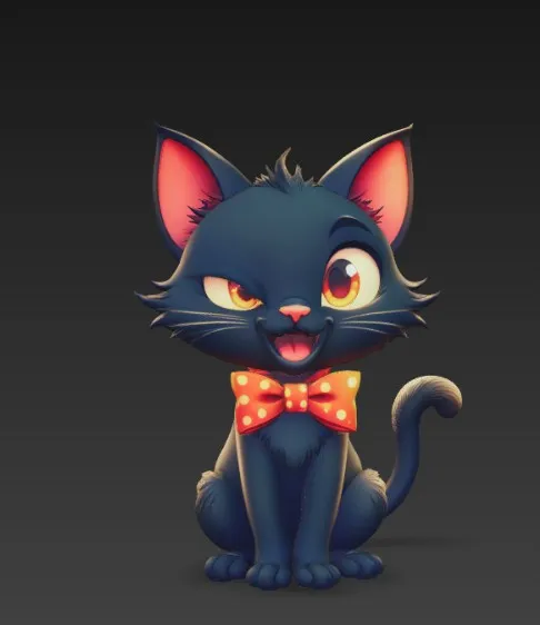 manic cat - Free 3D Print Model - MakerWorld