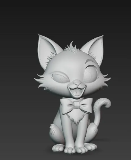 manic cat - Free 3D Print Model - MakerWorld