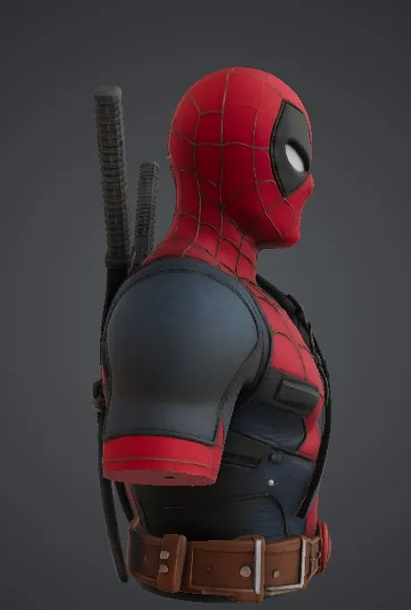 Buste Spiderman & deadpool - Free 3D Print Model - MakerWorld