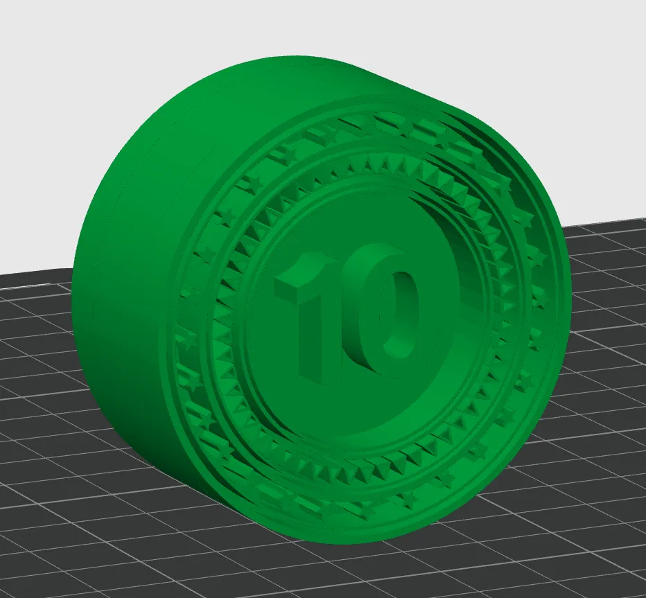 Coin N.10 - Free 3D Print Model - MakerWorld