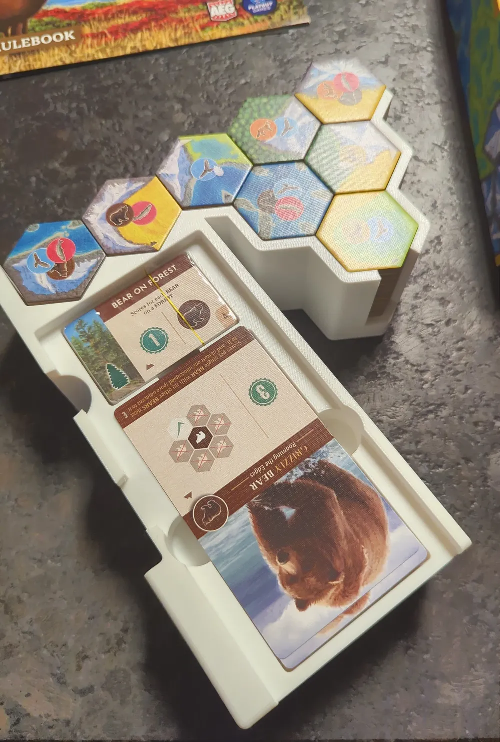 Cascadia Board Game Organizer Insert - Free 3D Print Model - MakerWorld