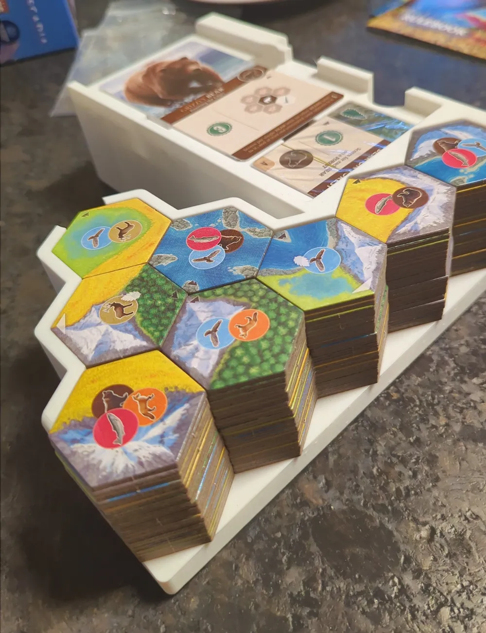 Cascadia Board Game Organizer Insert - Free 3D Print Model - MakerWorld