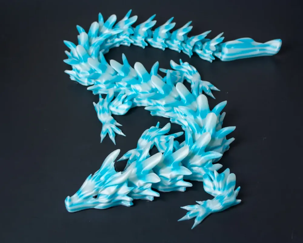 Ice Dragon - Free 3D Print Model - MakerWorld