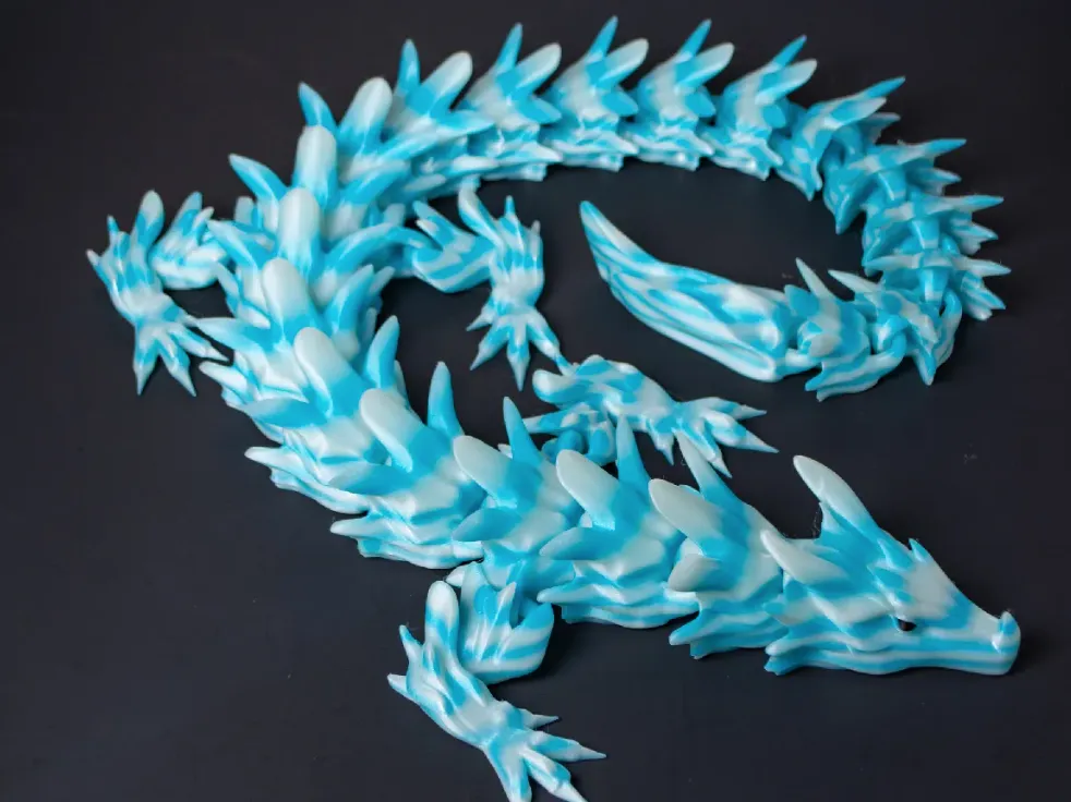 Ice Dragon - Free 3D Print Model - MakerWorld