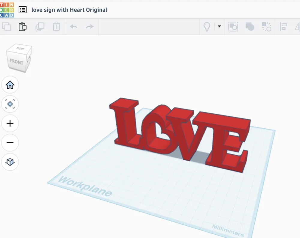 Liebeszeichen mit Herz für das O – Kostenloses 3D-Druckmodell – MakerWorld