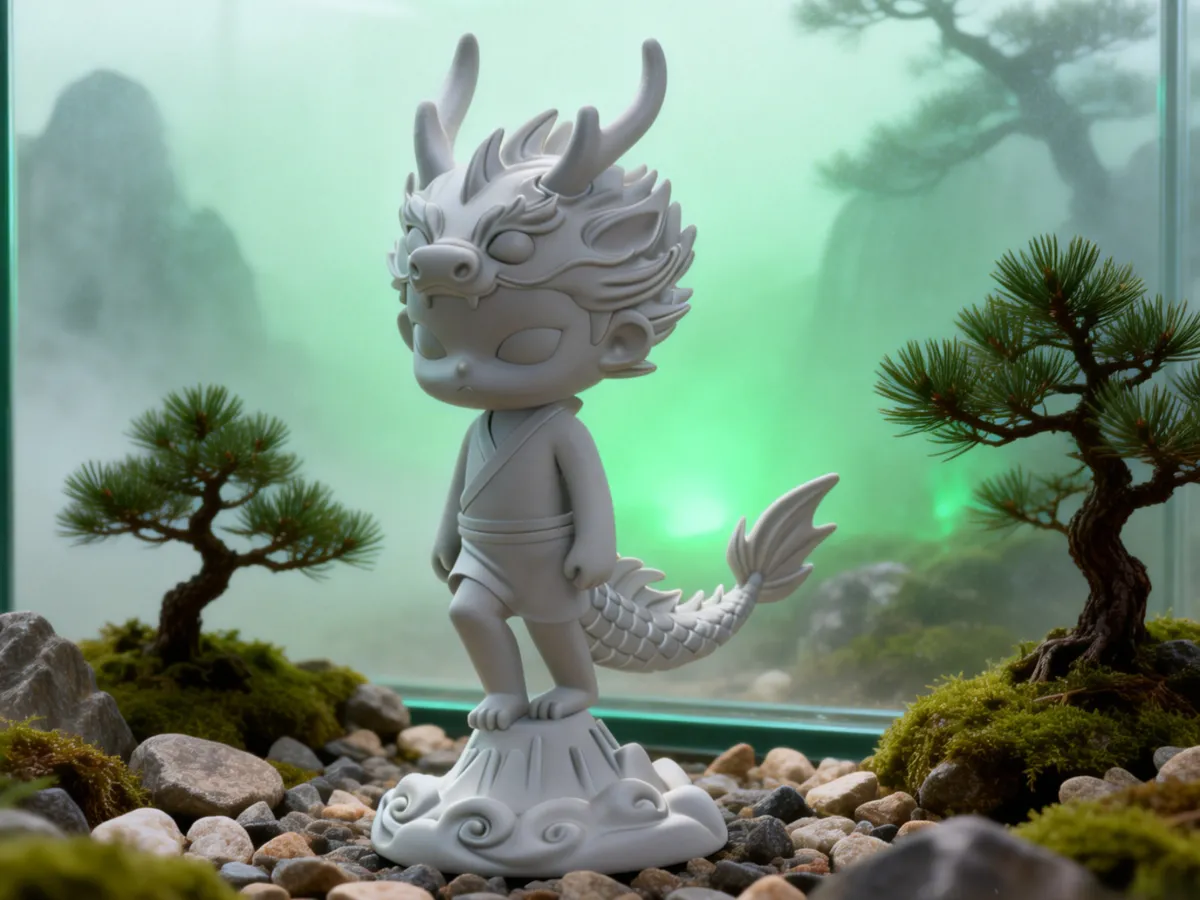 Chinese Zodiac Dragon Anthropomorphic Figurine Desktop Ornament ...