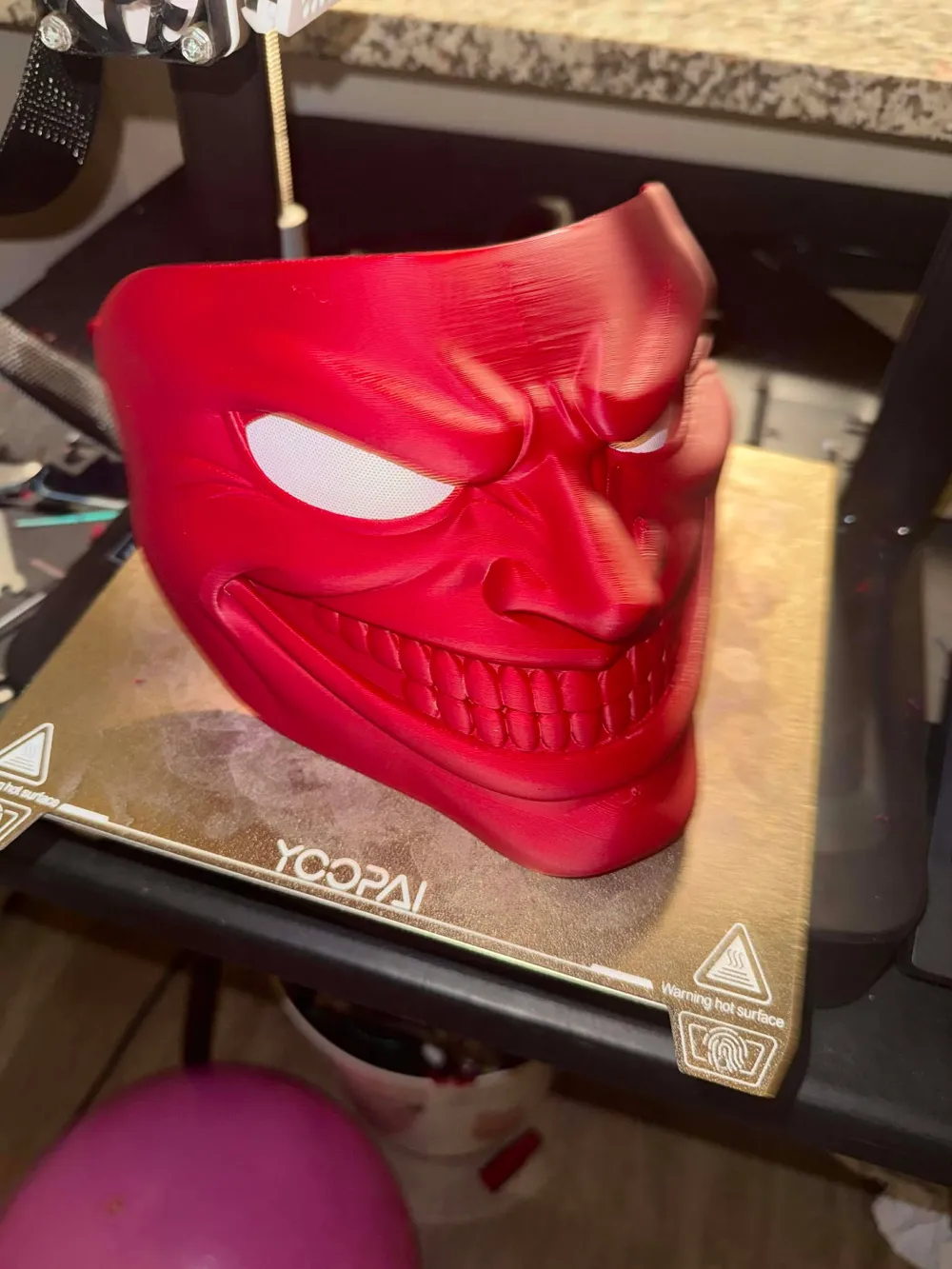 Joker Style Mask - Free 3D Print Model - MakerWorld