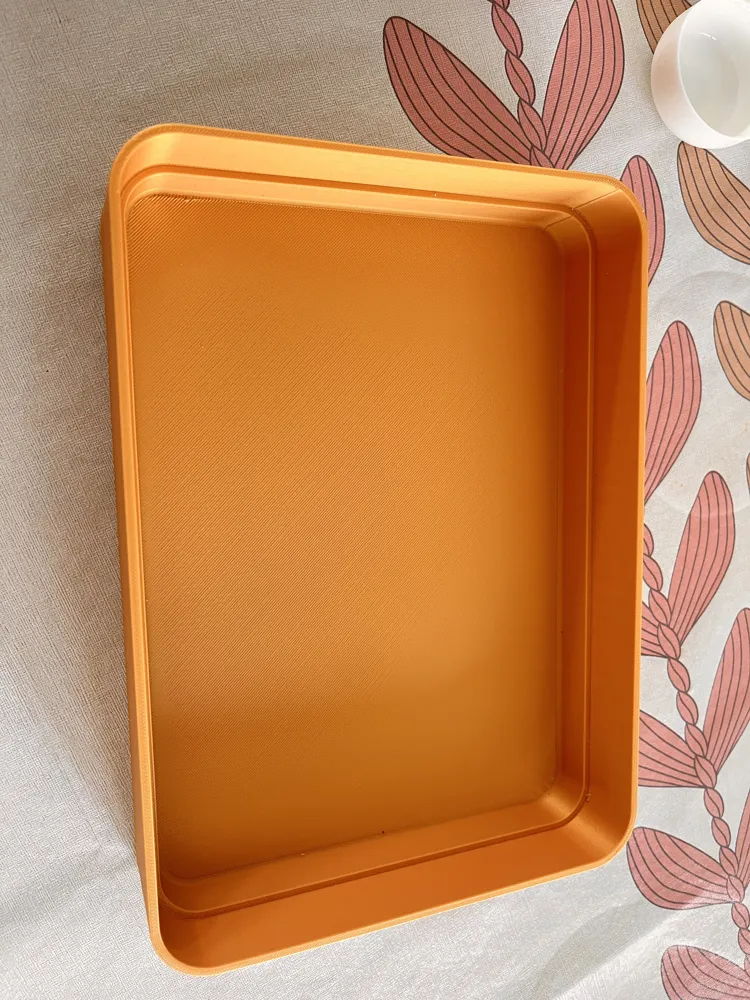 Simple tea tray, tea set, size 250*180*48 - Free 3D Print Model ...