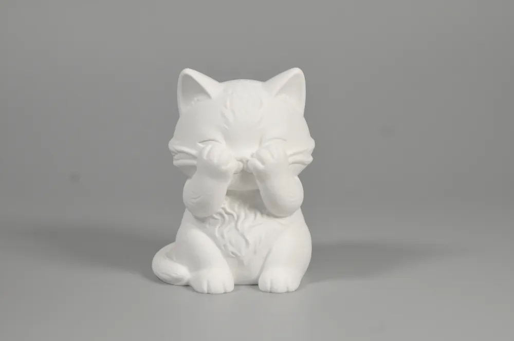 Kitten Statue One - Free 3D Print Model - MakerWorld