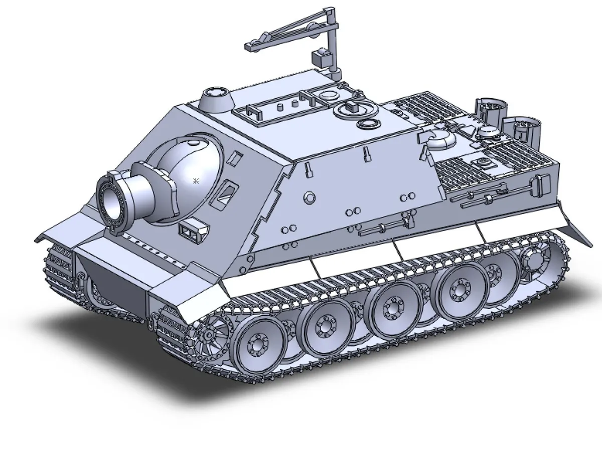 1/100 Sturmtiger self-propelled artillery/heavy tank Sturmtiger - Free ...