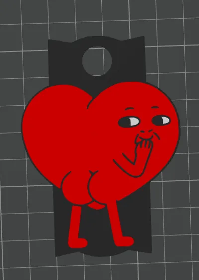 Cheeky Heart 40 oz topper (stanley) - Free 3D Print Model - MakerWorld