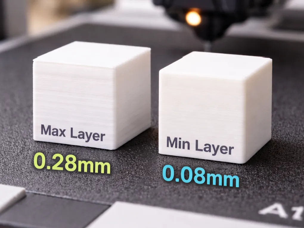 Essential First Print for New Machines | Max Layer Height vs Min Layer ...